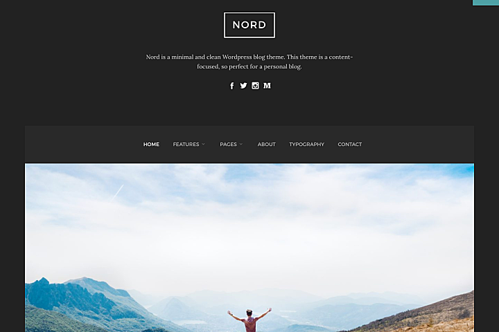 Nord - 最小和干净的WordPress个人博客主题 - Npcink