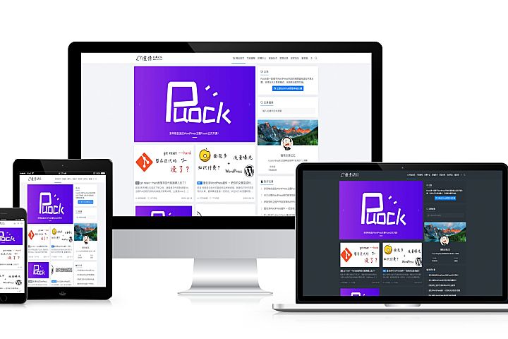 Puock - WordPress 开源博客主题 - Npcink